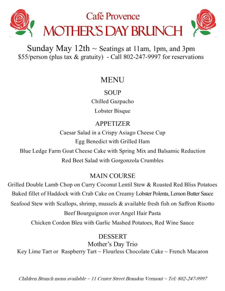 Menus Crafted from Ultra-Fresh, Local Ingredients - Café Provence